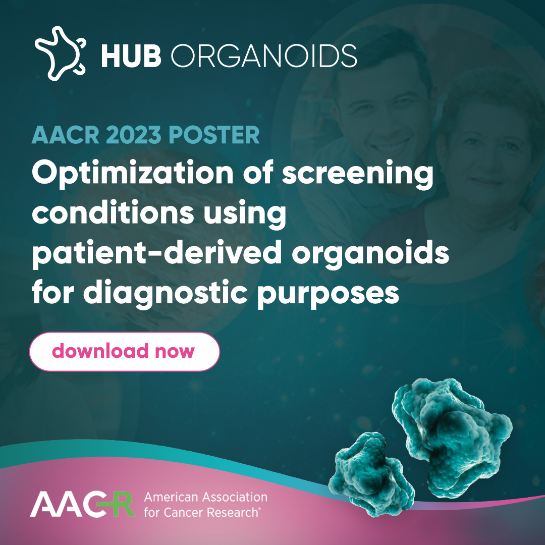 AACR 2023 poster download: Optimization of organoid screening platform